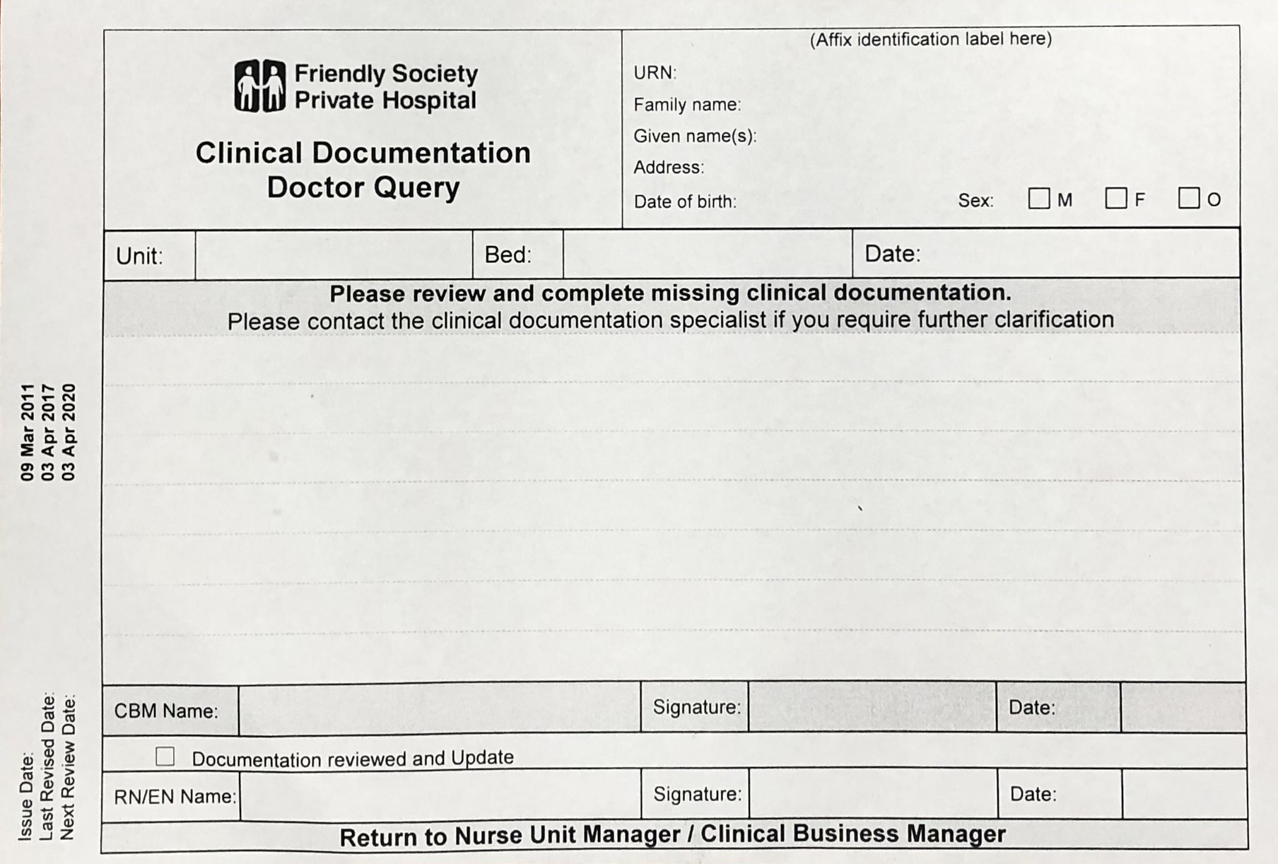 doctor-query-form-placed-in-patient-notes-friendly-society-private